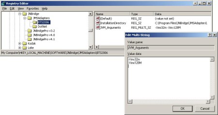 How to send arguments to the JVM when using the JNBridge JMS adapters for .NET and BizTalk ...